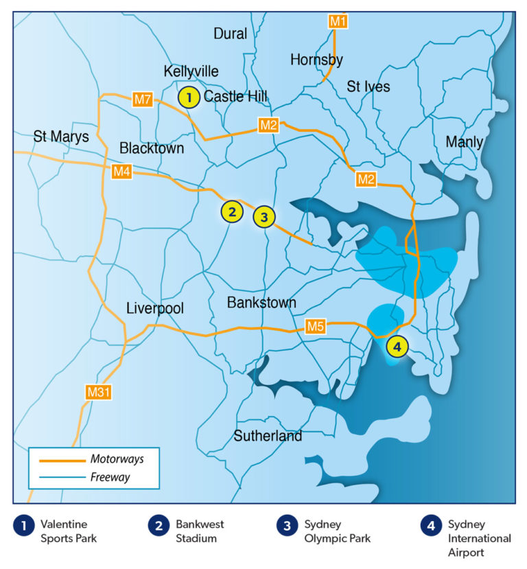 Location - Valentine Sports Park